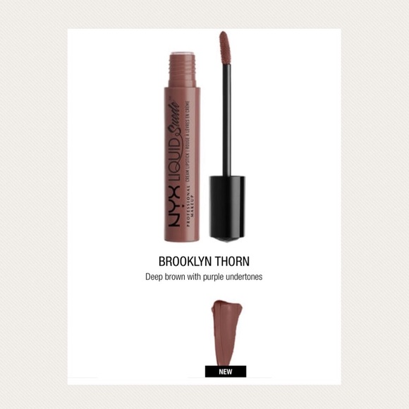 NYX | Makeup | Nyx Liquid Suede Cream Lipstick Brooklyn Thorn | Poshmark